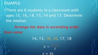Measures of central tendency.education pptx | PPTX