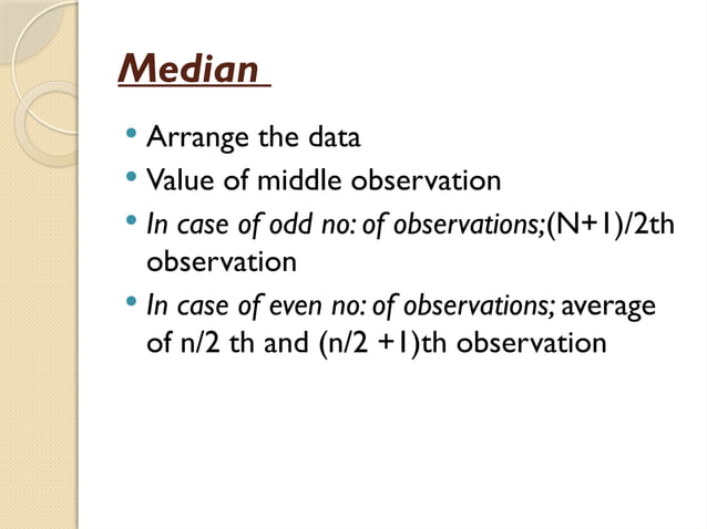 MEASURES OF CENTRAL TENDENCY-Mean,median, mode.pptx
