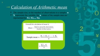 Measures of central tendency-understading data | PPTX