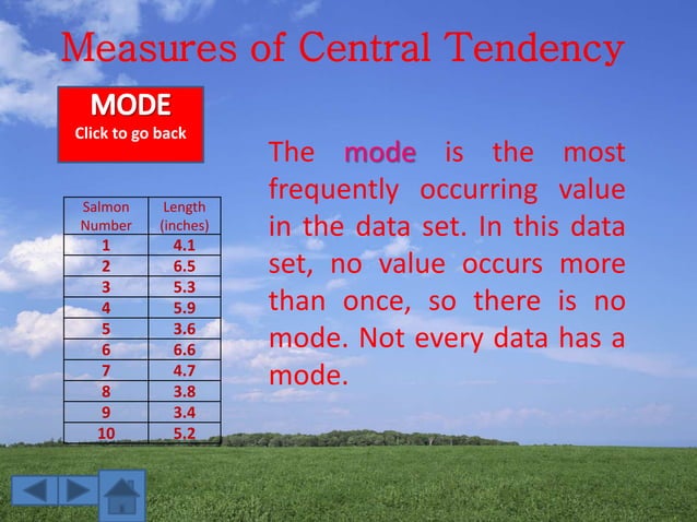 Measures of central tendency ict integration | PPSX | Fish and ...