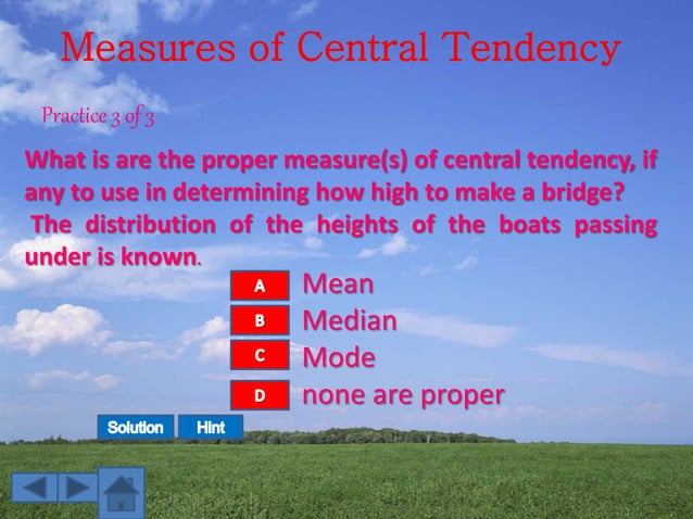Measures of central tendency ict integration | PPSX | Fish and ...