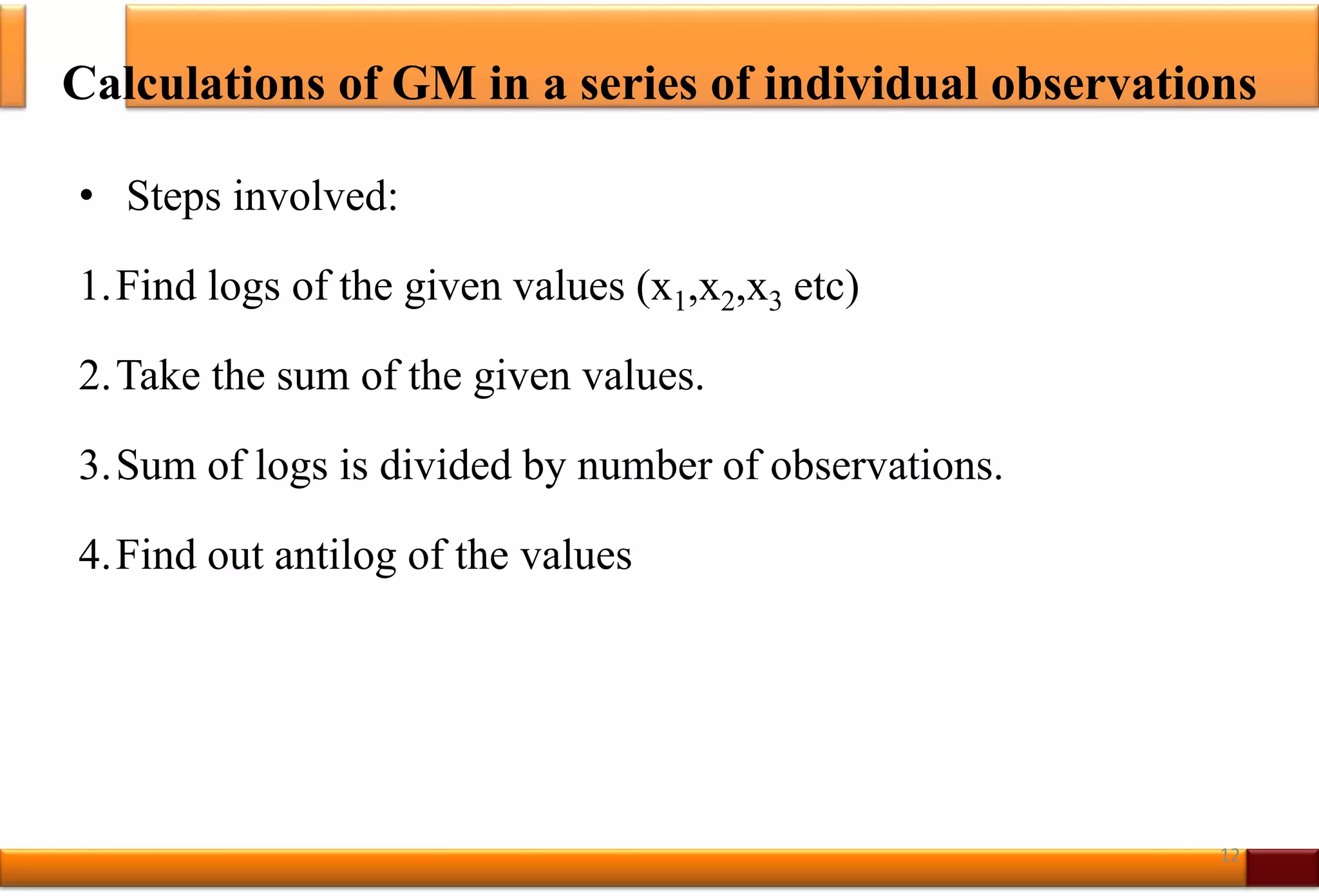 Measures of Central tendency | PPTX