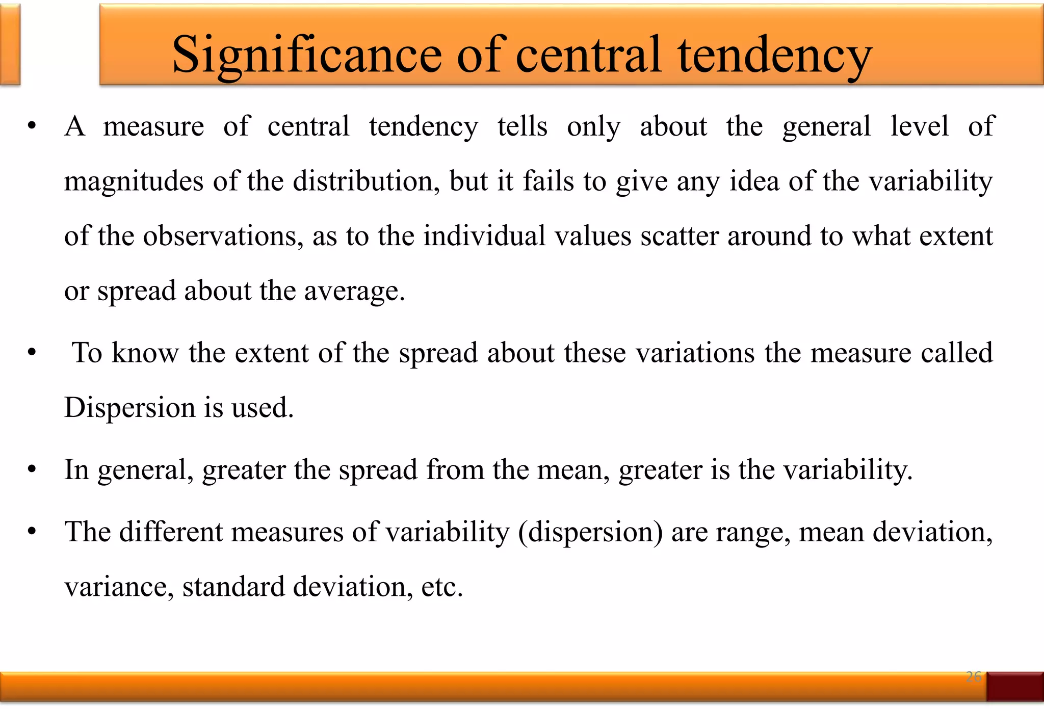 Measures of Central tendency | PPTX