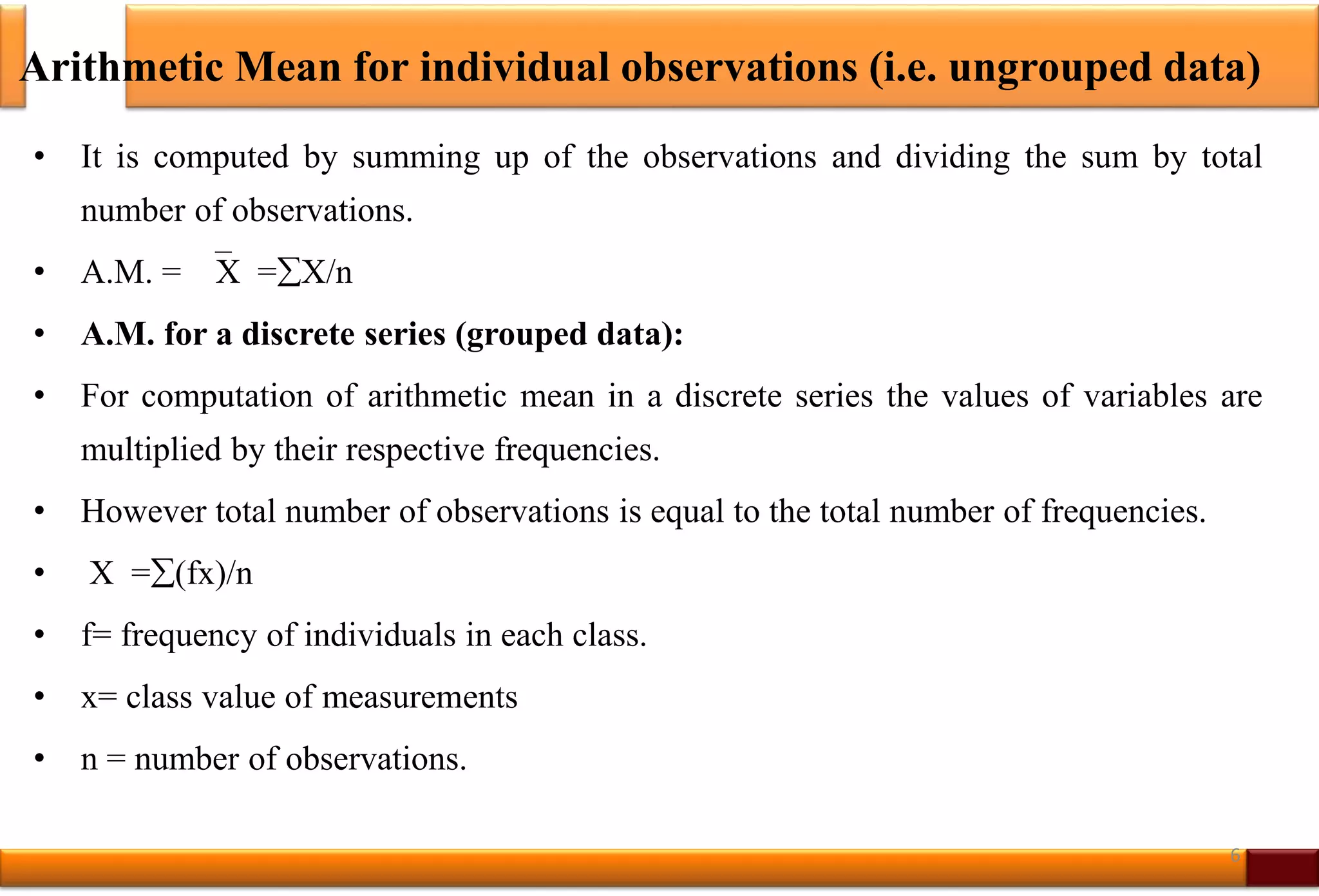 Measures of Central tendency | PPTX
