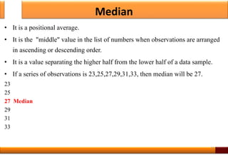 Measures of Central tendency | PPTX