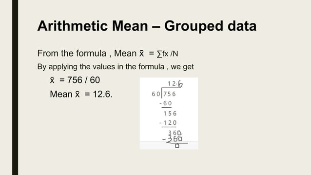 MEASURES OF CENTRAL TENDENCY ARITHMETIC MEAN.pptx