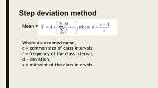 MEASURES OF CENTRAL TENDENCY ARITHMETIC MEAN.pptx