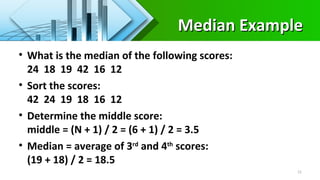 Measures of Central Tendency (mean, median, mode).ppt