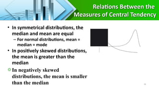Measures of Central Tendency (mean, median, mode).ppt