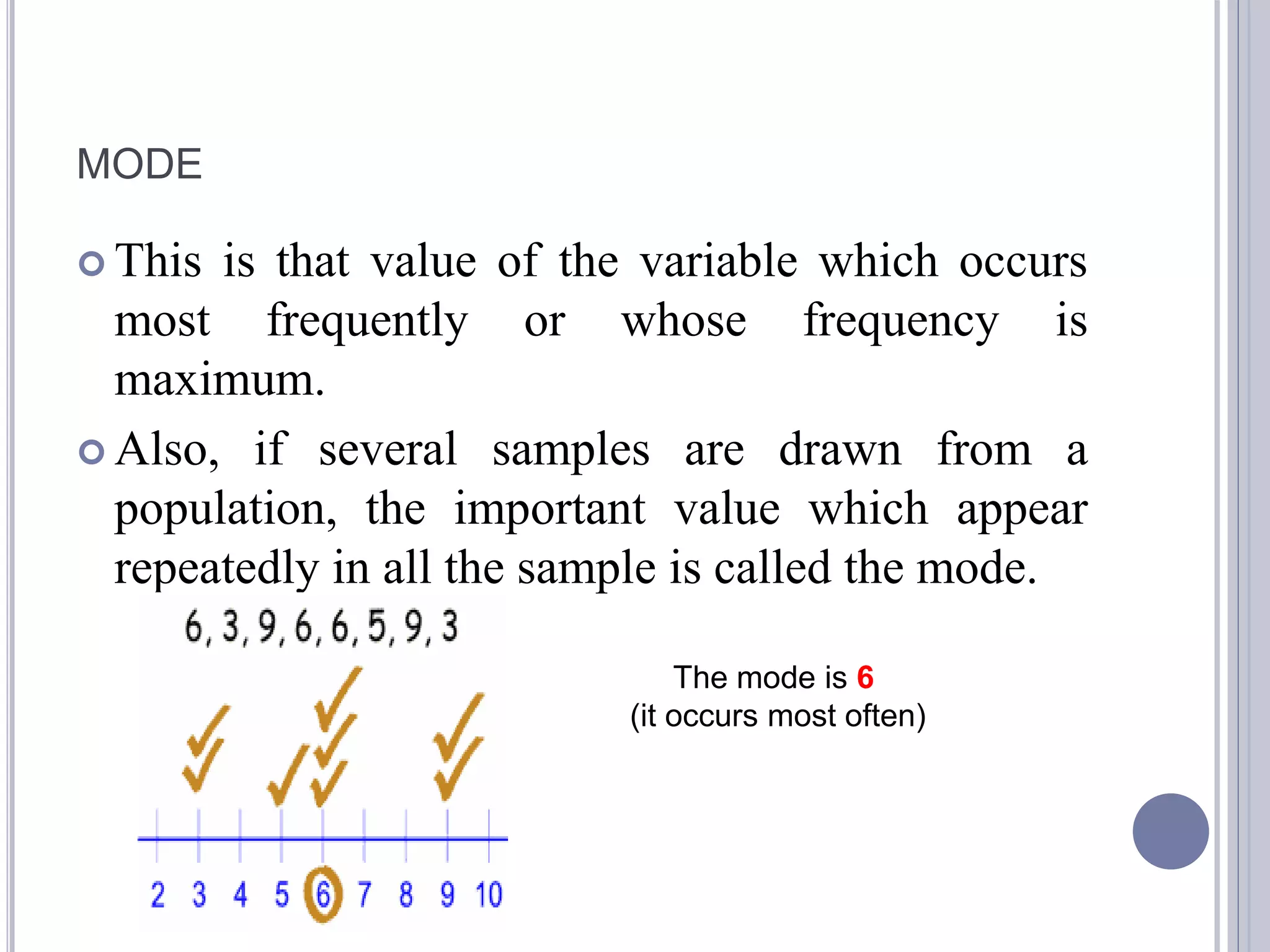 Measures of central tendency and dispersion | PPTX