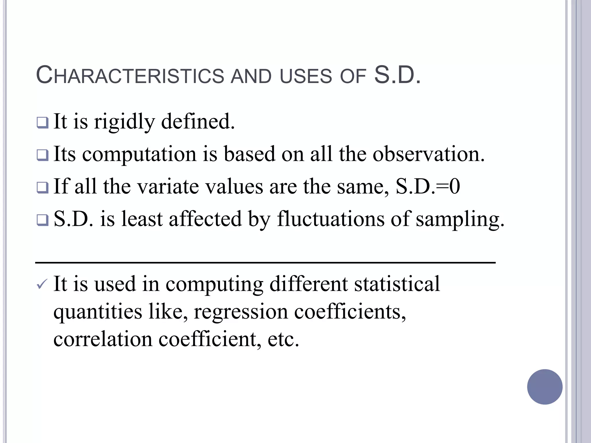 Measures of central tendency and dispersion | PPTX