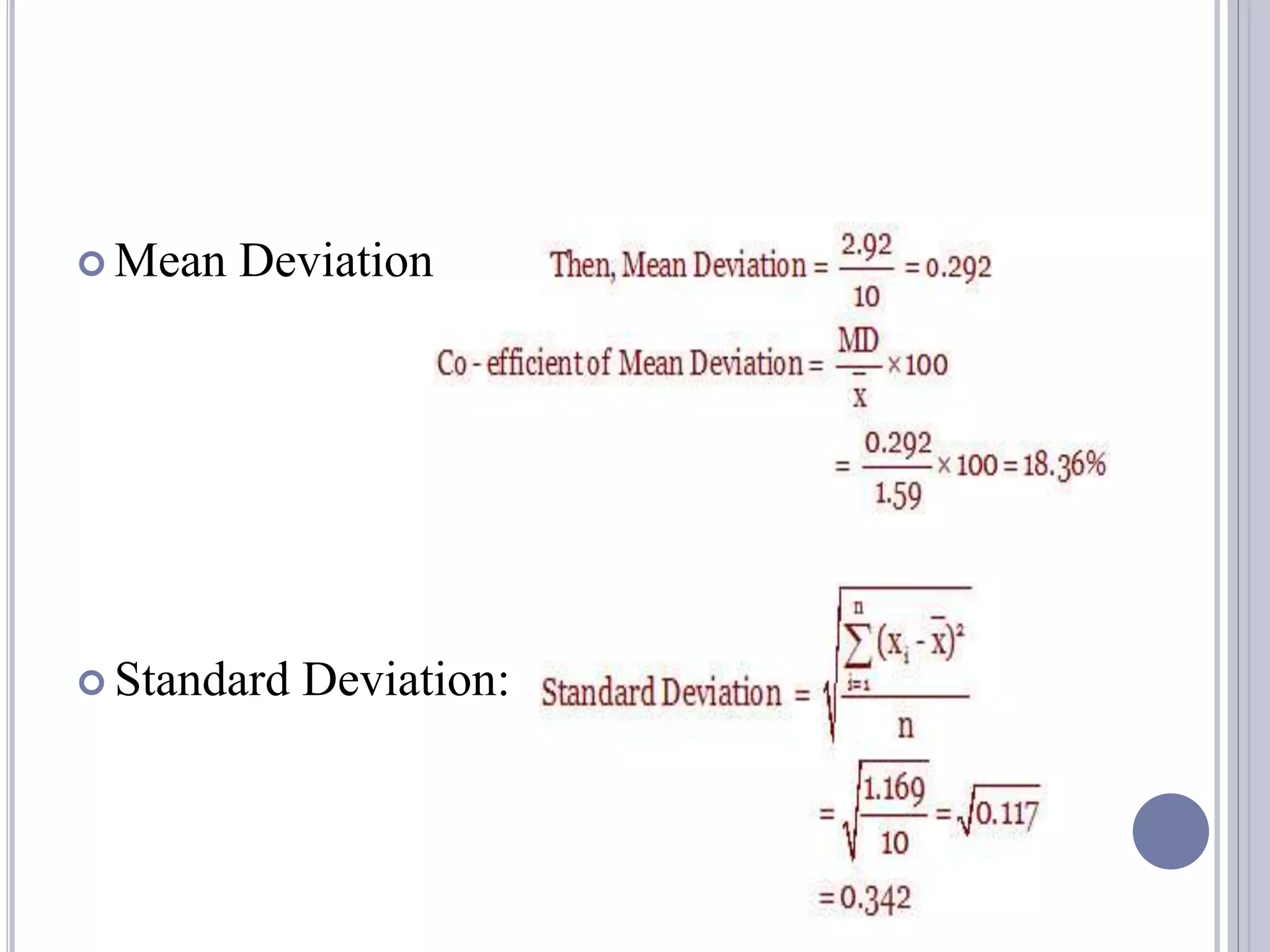 Measures of central tendency and dispersion | PPTX
