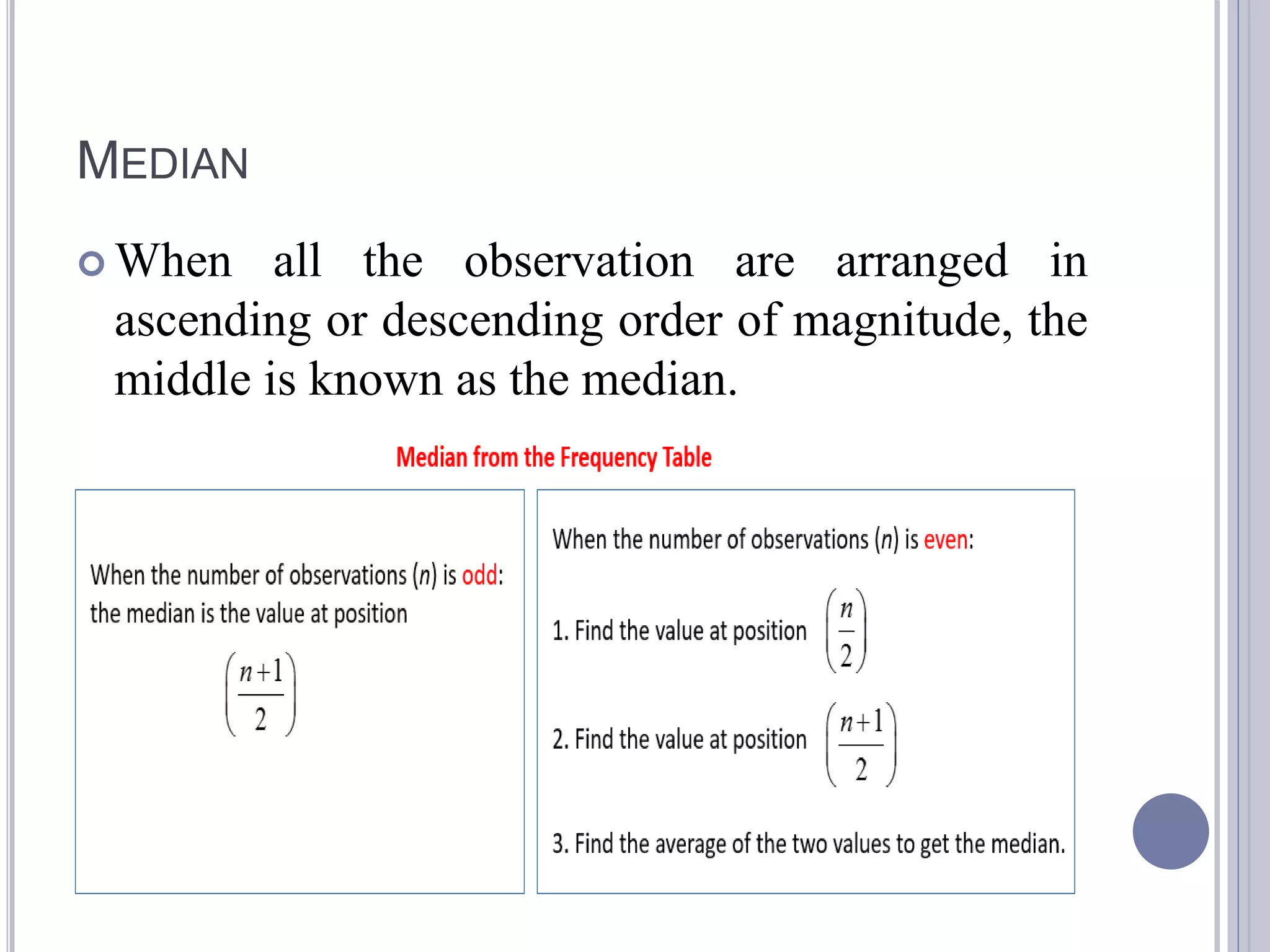 Measures of central tendency and dispersion | PPTX