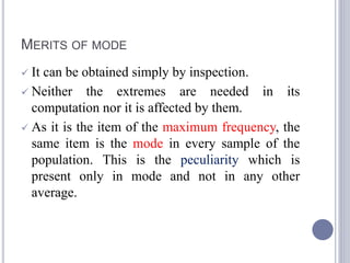 Measures of central tendency and dispersion | PPTX