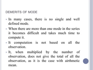 Measures of central tendency and dispersion | PPTX