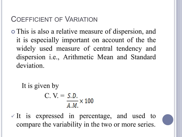 Measures of central tendency and dispersion | PPTX | Physics | Science