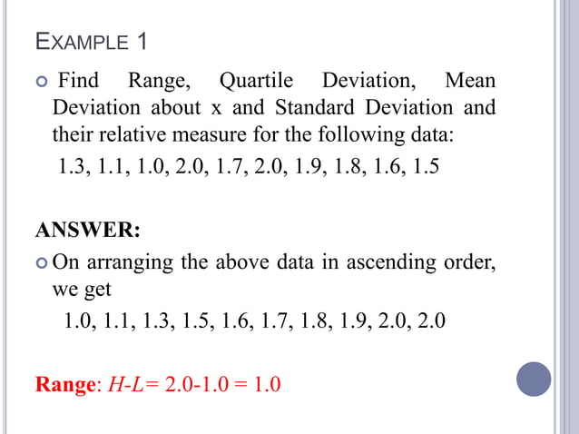 Measures of central tendency and dispersion | PPTX | Physics | Science