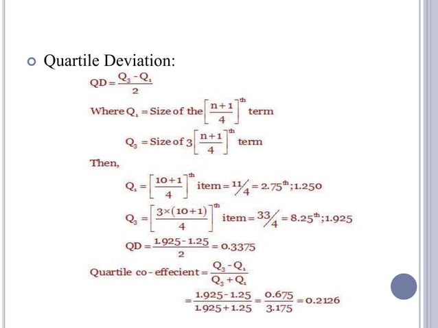 Measures of central tendency and dispersion | PPTX | Physics | Science