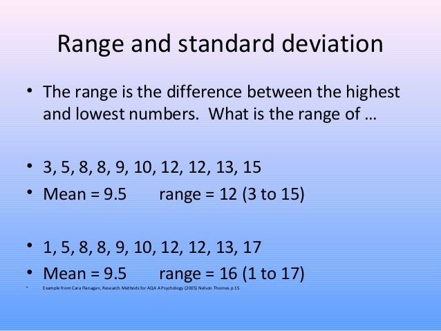 Measures of central tendency dispersion