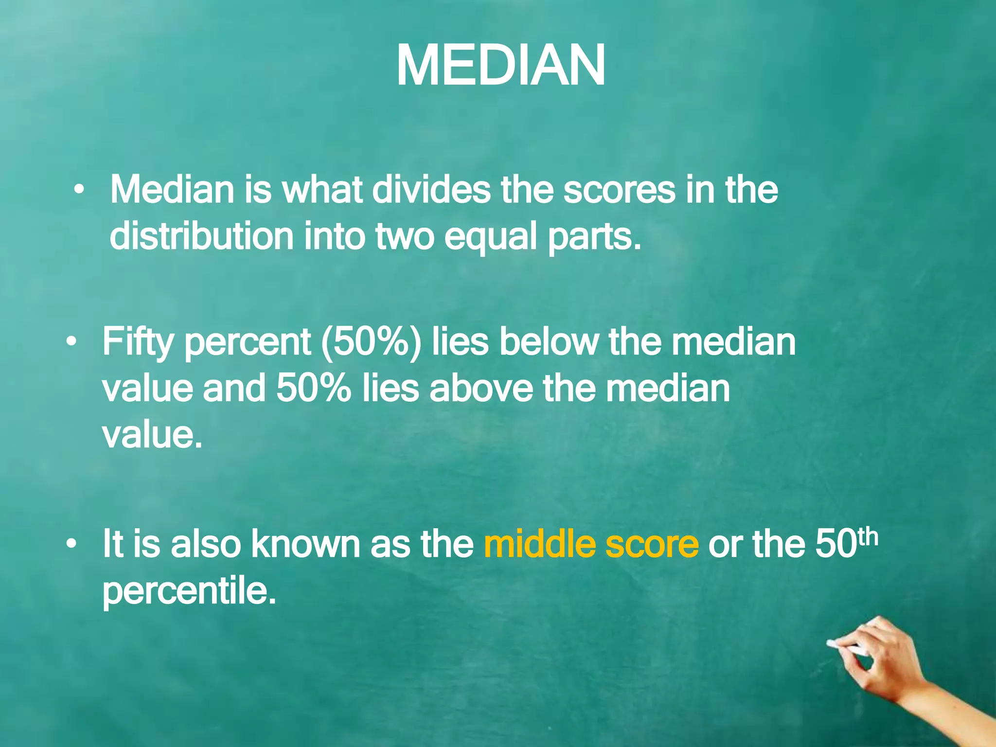 Mean, Median, Mode: Measures of Central Tendency | PPTX