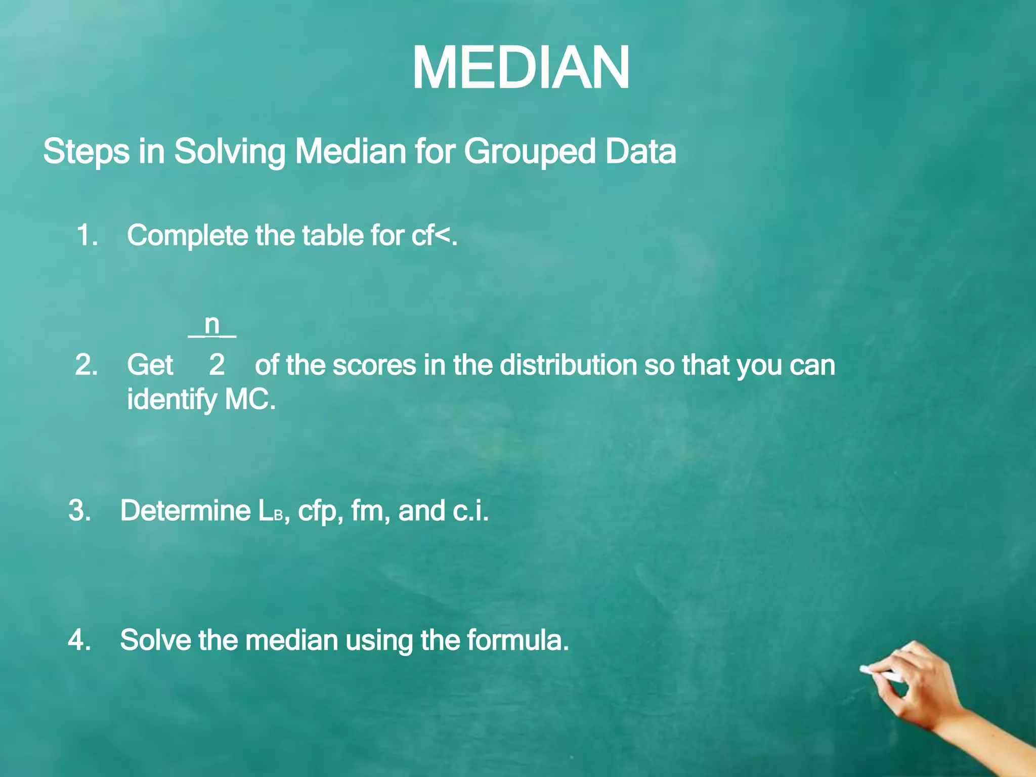 Mean, Median, Mode: Measures of Central Tendency | PPTX