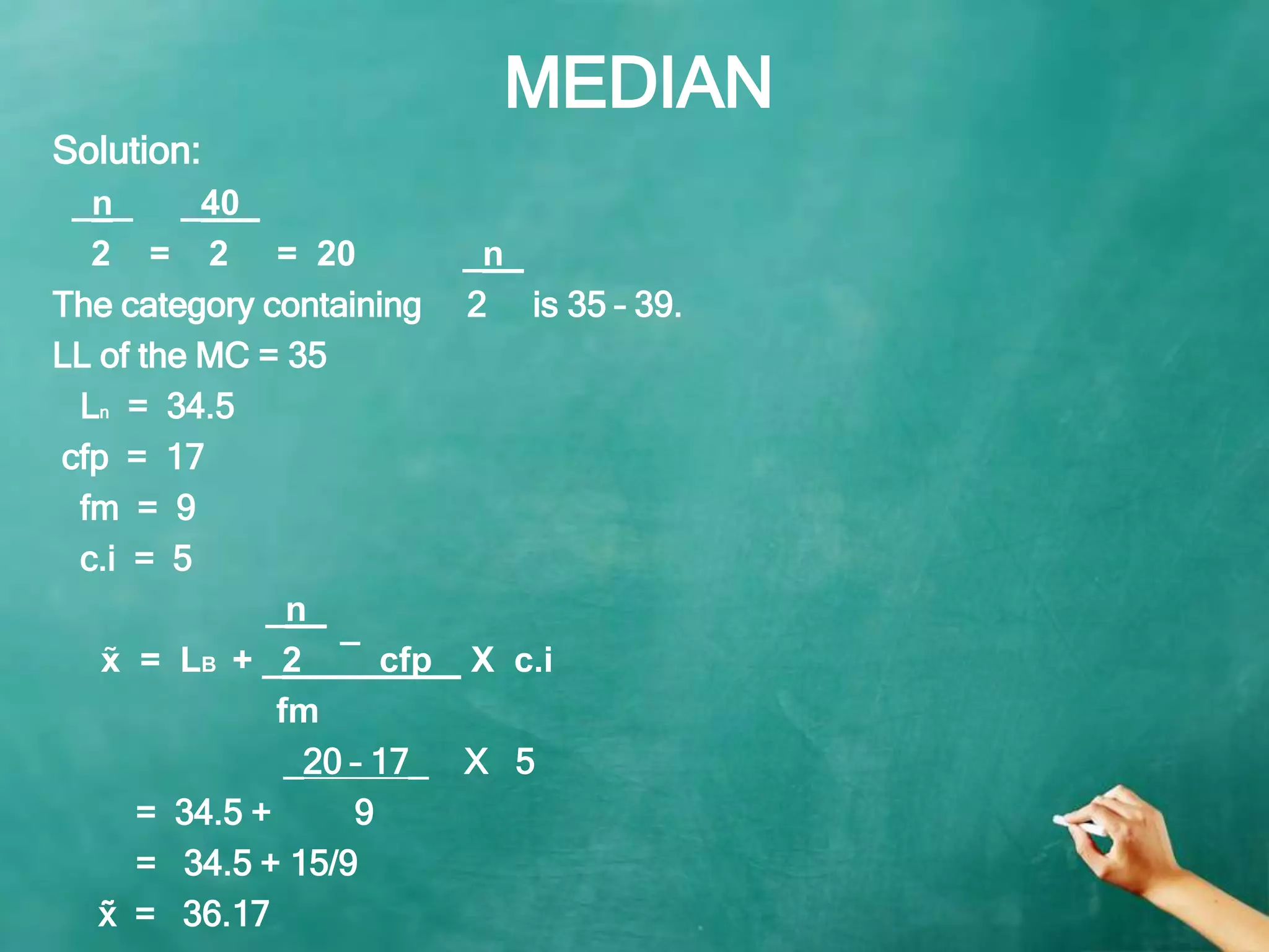 Mean, Median, Mode: Measures of Central Tendency | PPTX