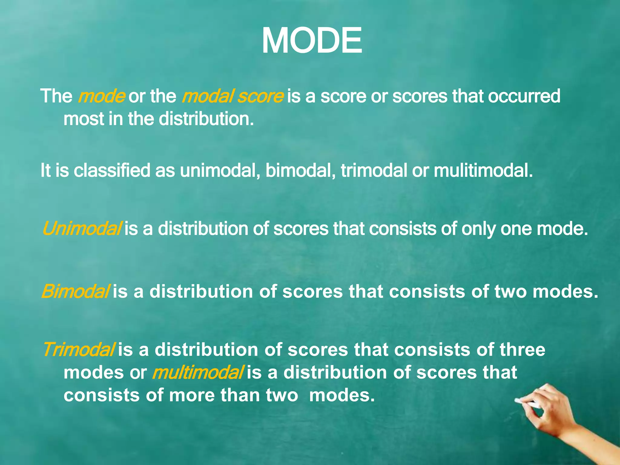 Mean, Median, Mode: Measures of Central Tendency | PPTX