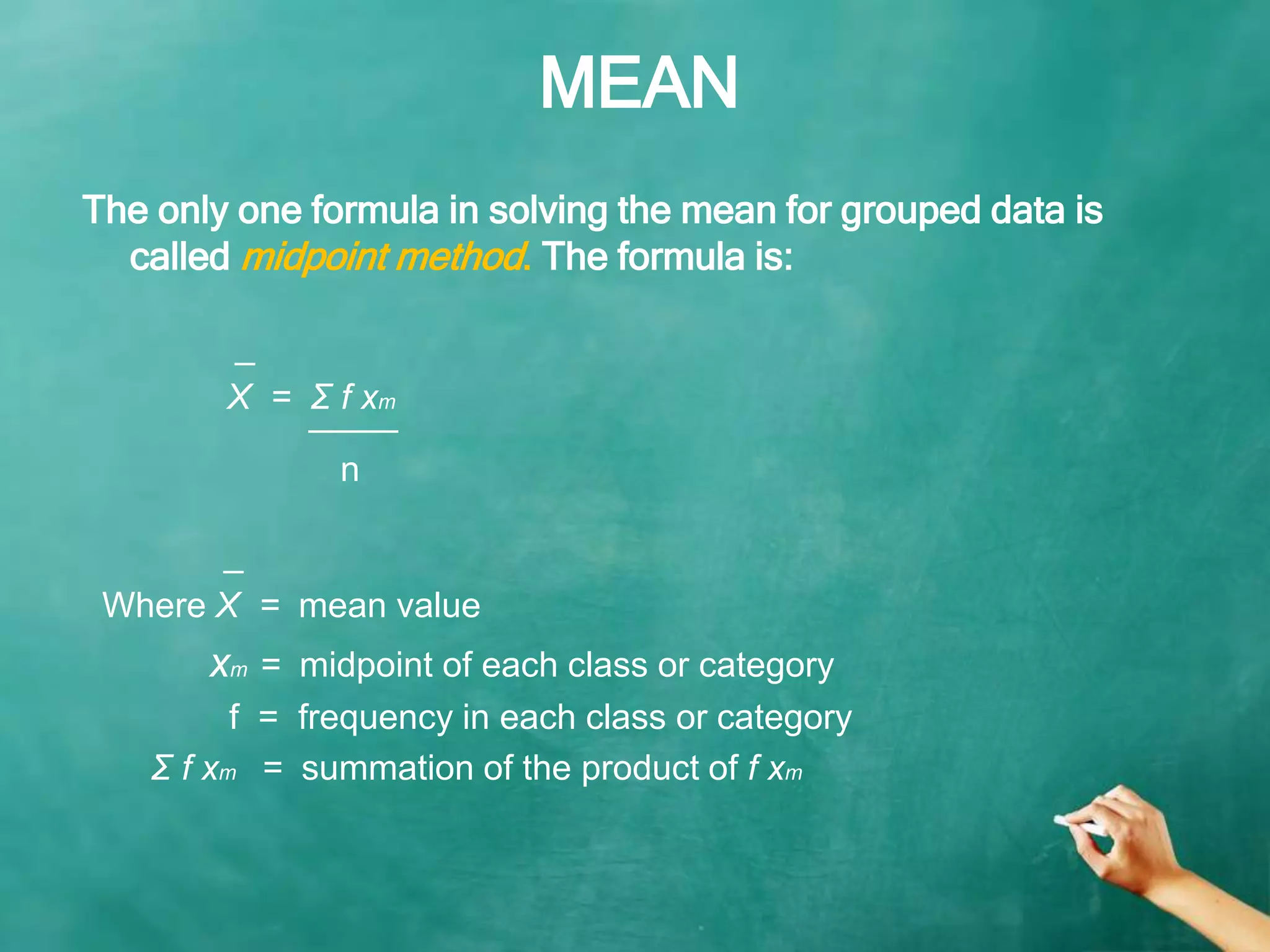 Mean, Median, Mode: Measures of Central Tendency | PPTX