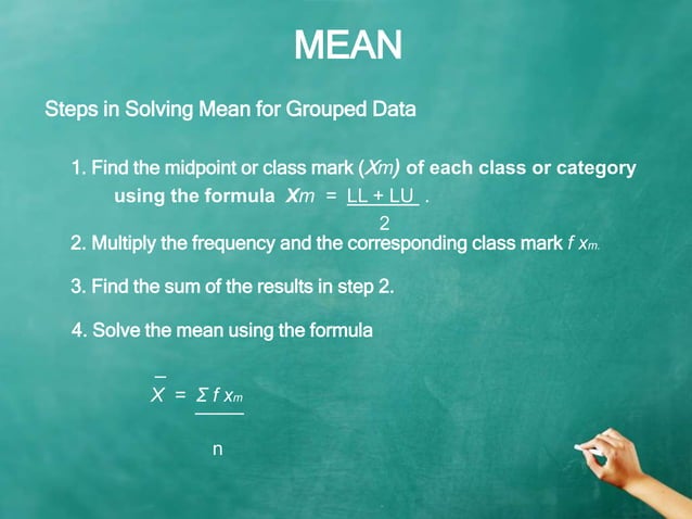 Mean, Median, Mode: Measures of Central Tendency | PPTX