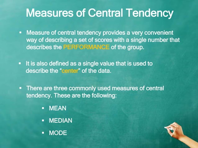 Mean, Median, Mode: Measures of Central Tendency | PPTX