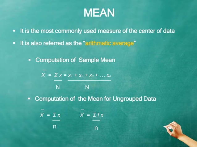 Mean, Median, Mode: Measures of Central Tendency | PPTX