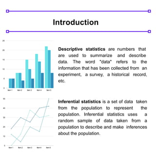 Measures of Descriptive statistics and Inferential statistics | PPTX | Science