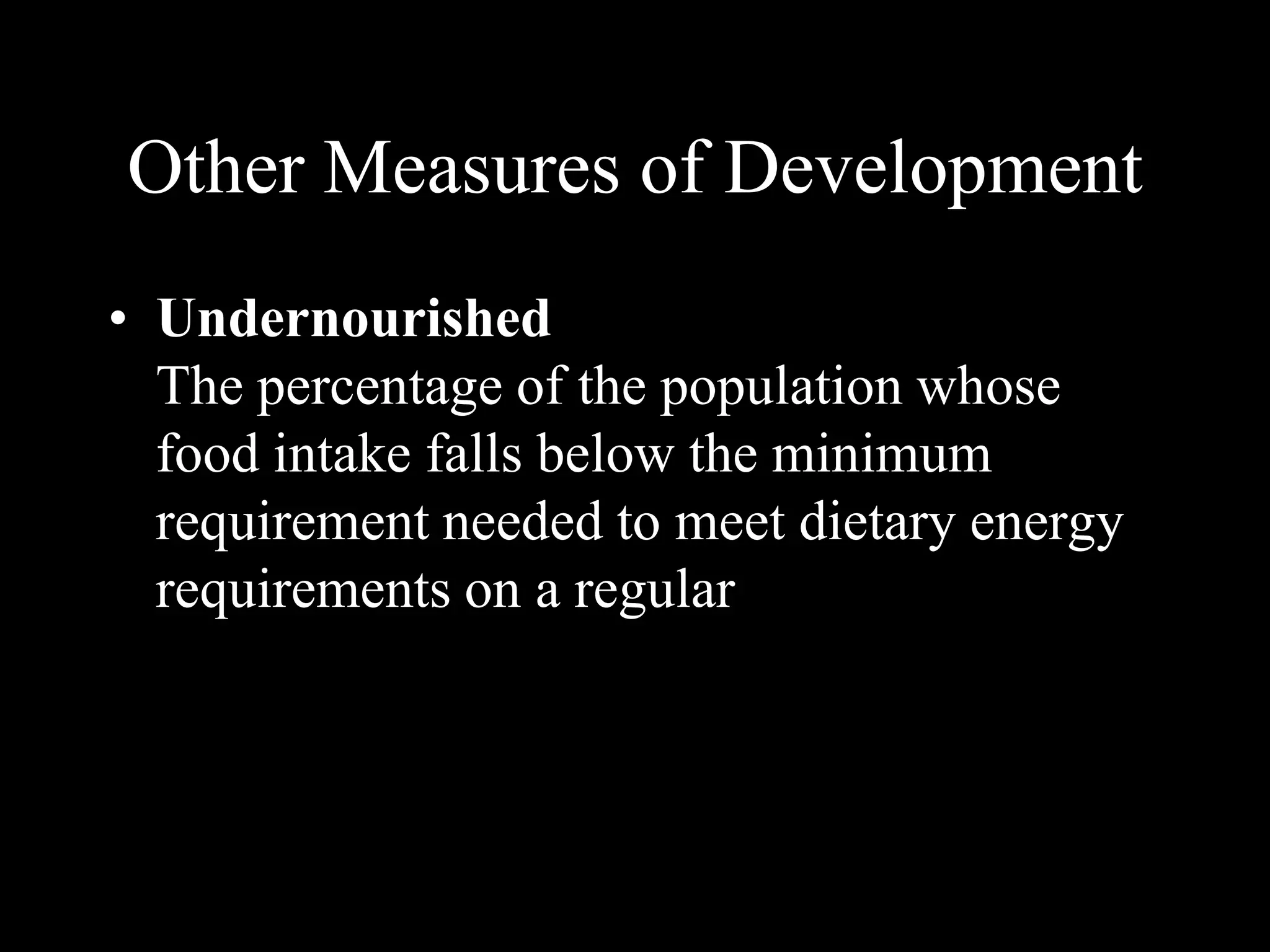 Measures of development_ppt | PDF
