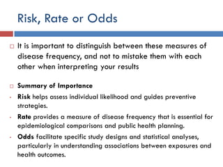Measures of Disease Occurrences IN BIOSTAT | PDF