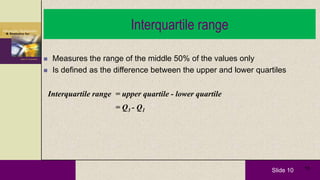 Measures of dispersion | PPTX