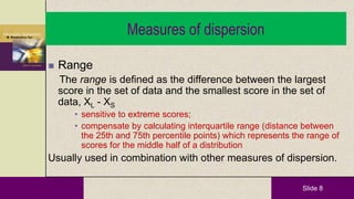 Measures of dispersion | PPTX