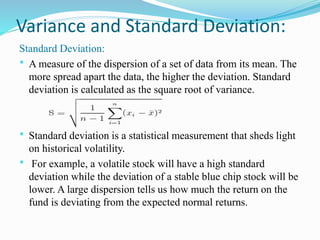 Measures of dispersion | PPT