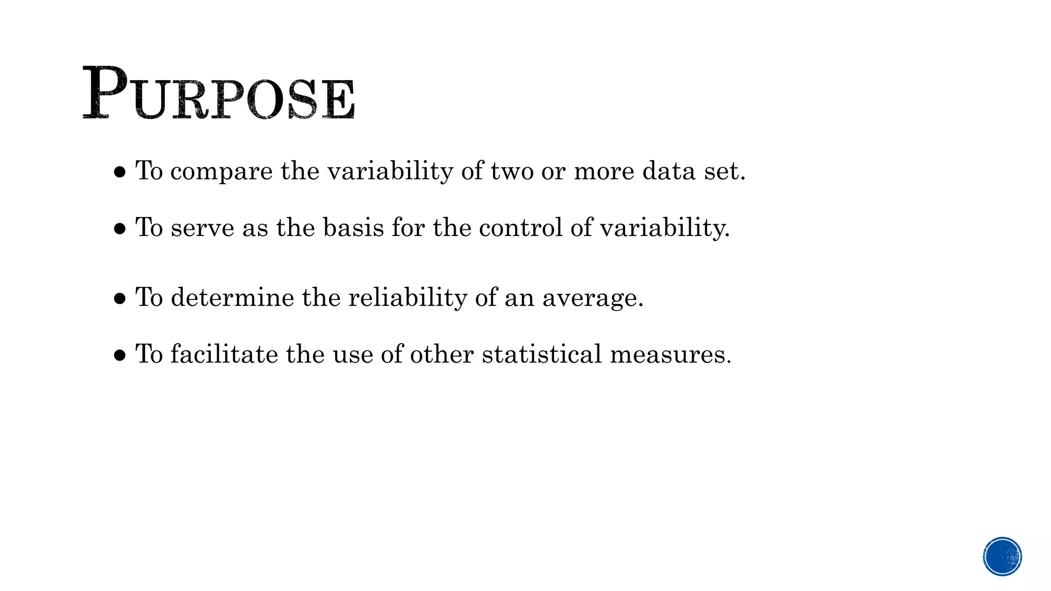 Measures of Dispersion | PPT