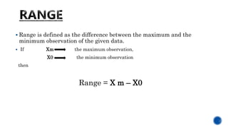 Measures of Dispersion | PPTX