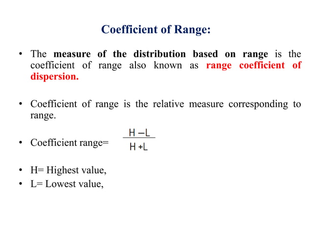 Biostatistics Measures of dispersion | PPTX | Healthcare Industry ...