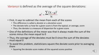 Measures of dispersion | PPT