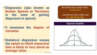 Measures of Dispersion and Variability: Range, QD, AD and SD | PDF ...