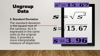 Measures of Dispersion.pptx ways to measure dispersion: | PPT
