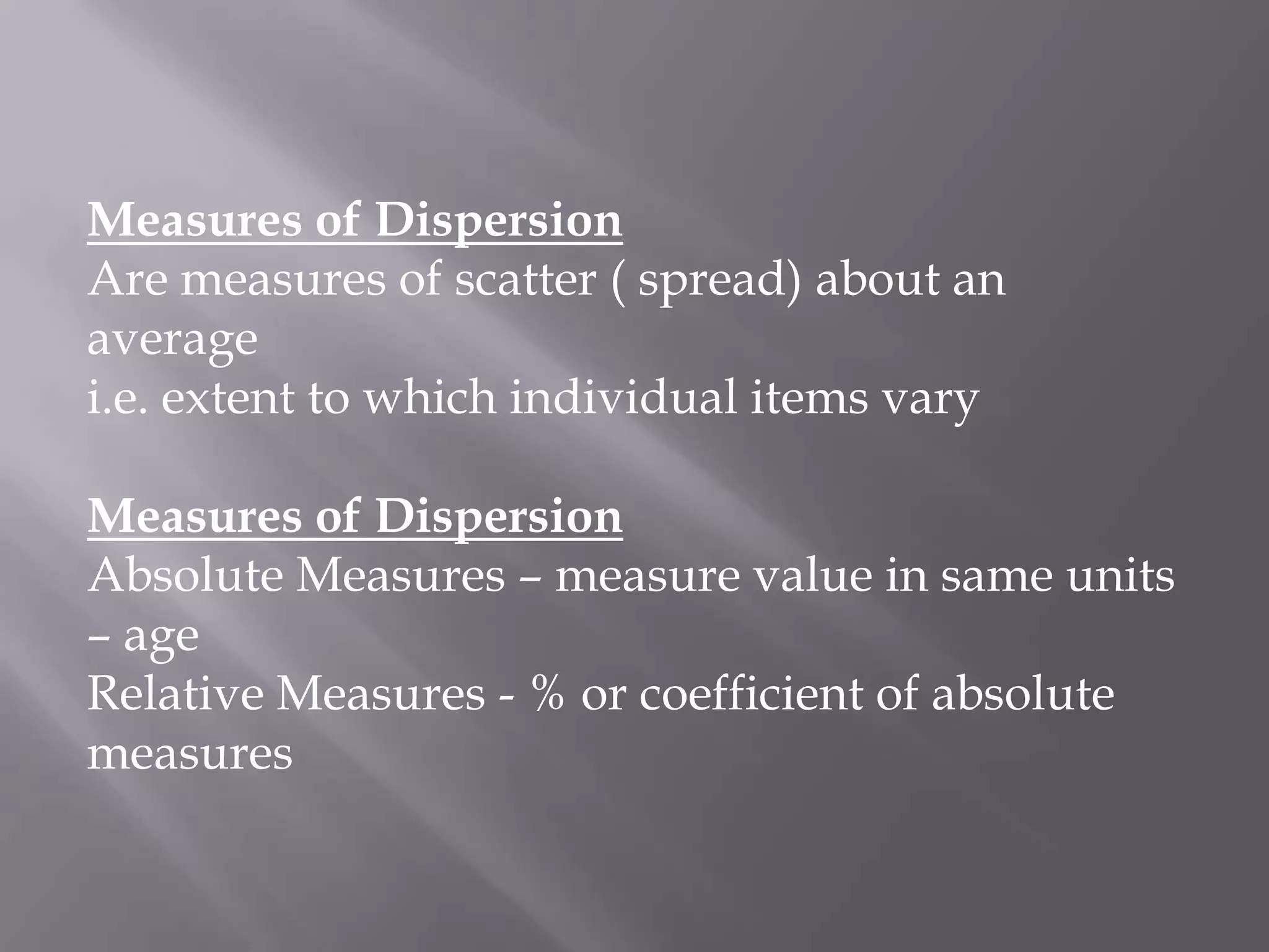 Measures of dispersion unitedworld school of business | PPTX