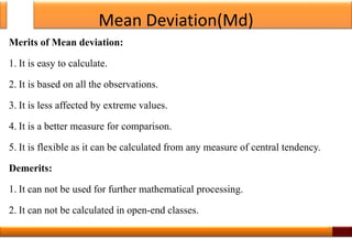 Measures of Dispersion (Variability) | PPTX