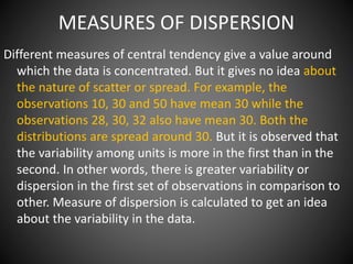 Measures of dispersion 5 | PPT