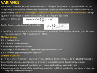 Measures of dispersion 5 | PPT