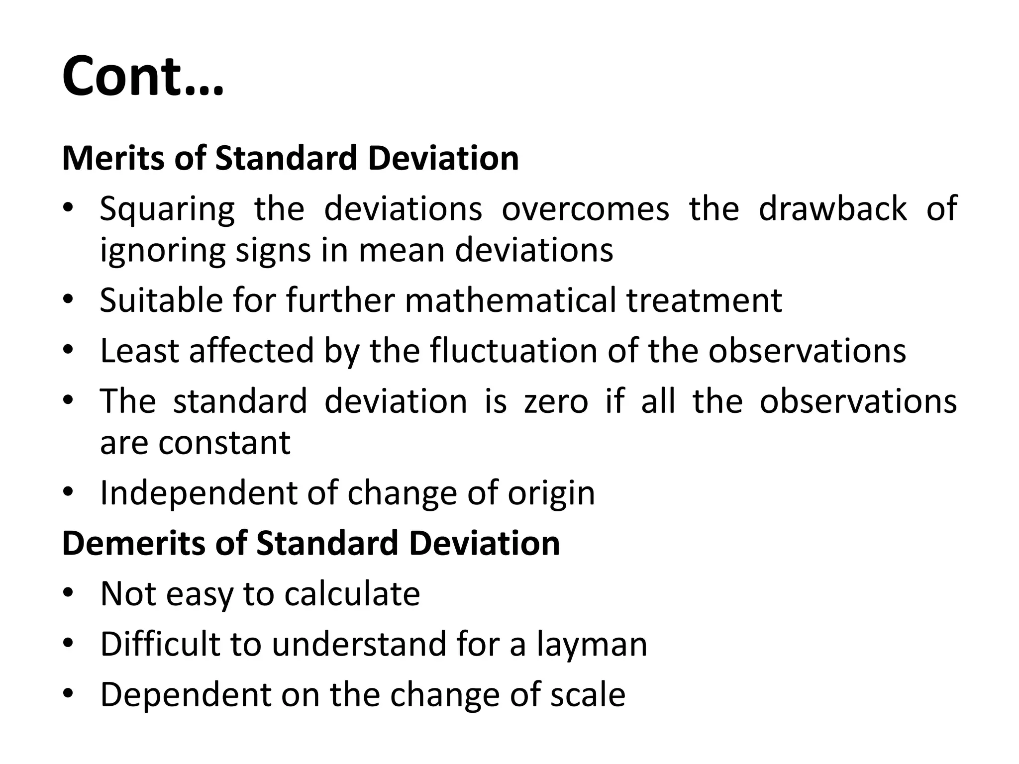 Measures of dispersion | PDF