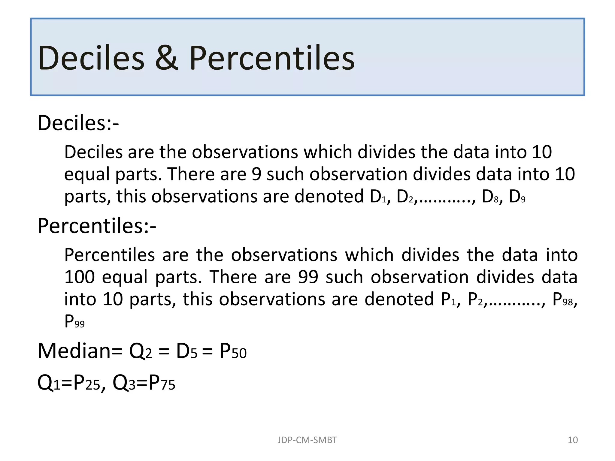 Measures of dispersion | PPTX