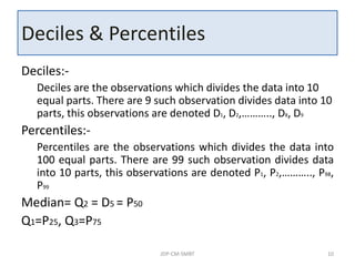 Measures of dispersion | PPTX